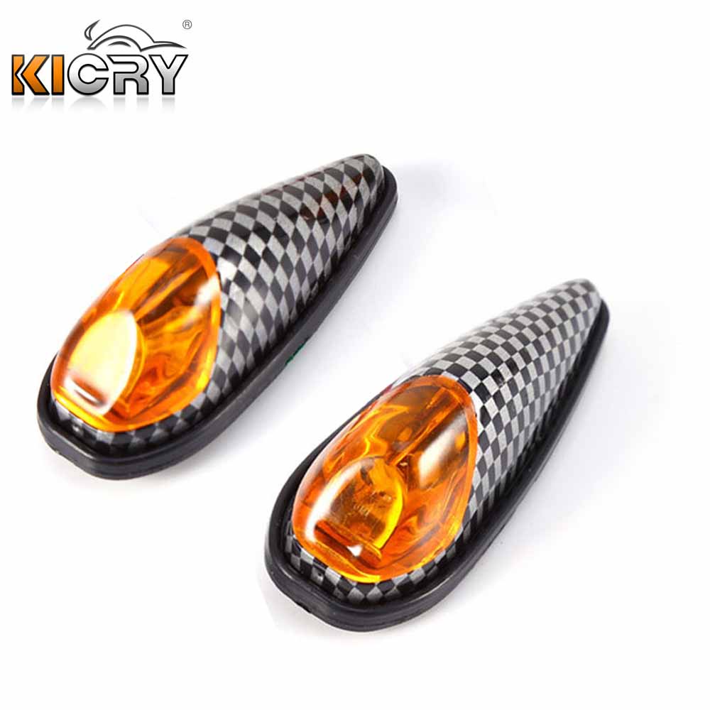 KICRY Motorcycle Indicators High Power LED Mini Indicator Flashing ...