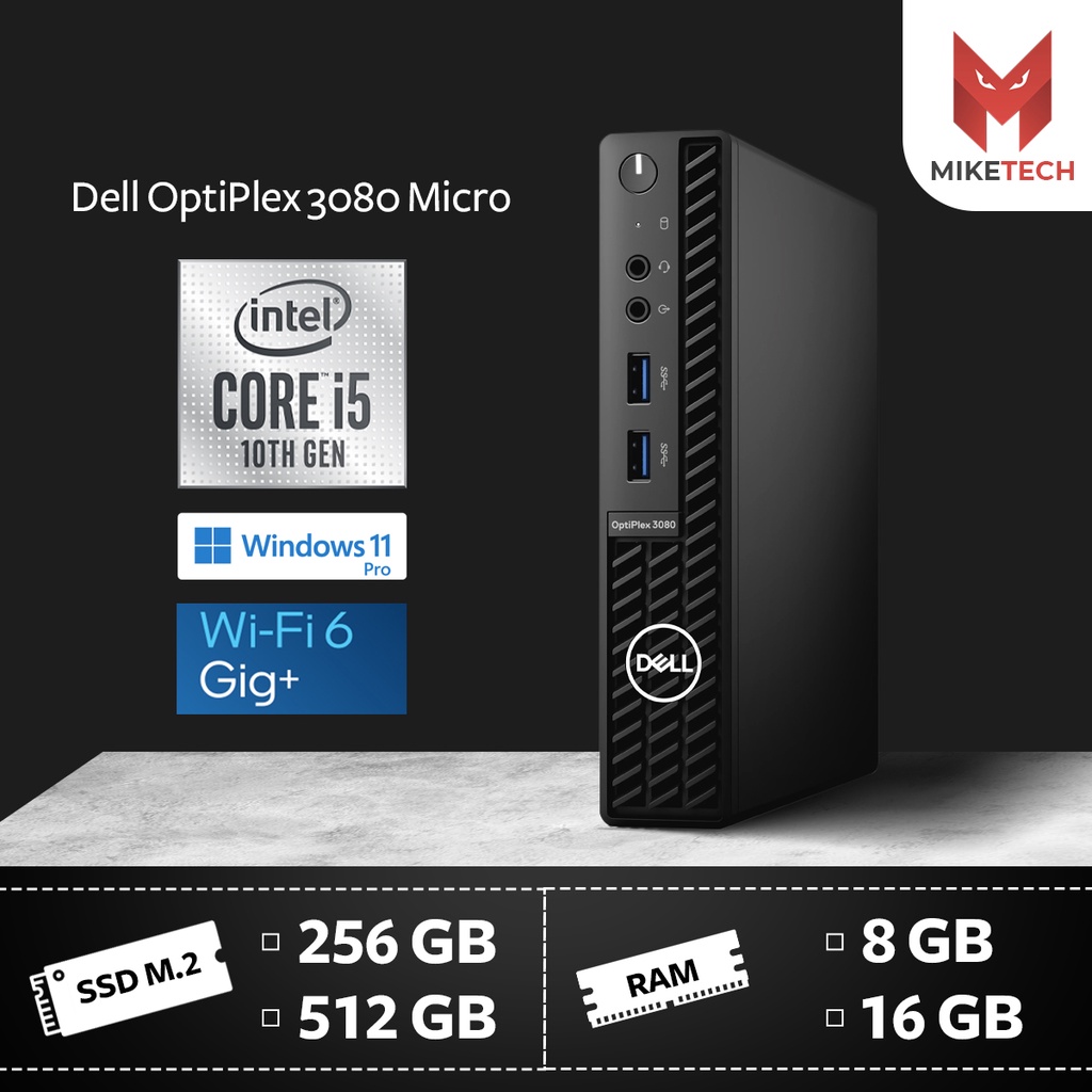 Dell Optiplex 3080/3090/5080/7080/7090 Mini Core i5 16-32GBRAM 256GBSSD ...