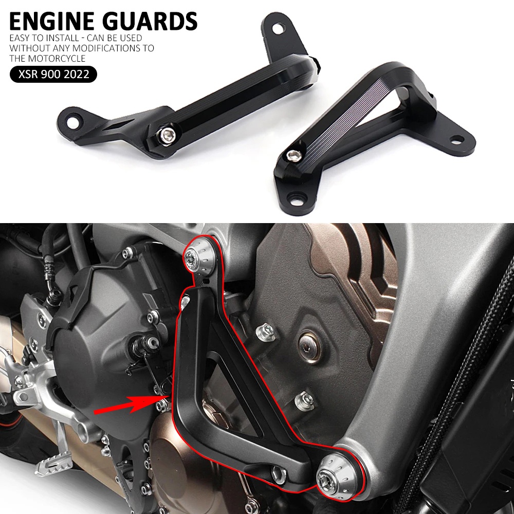 Motorcycle For Yamaha XSR900 XSR 900 xsr900 CNC Falling Protection ...