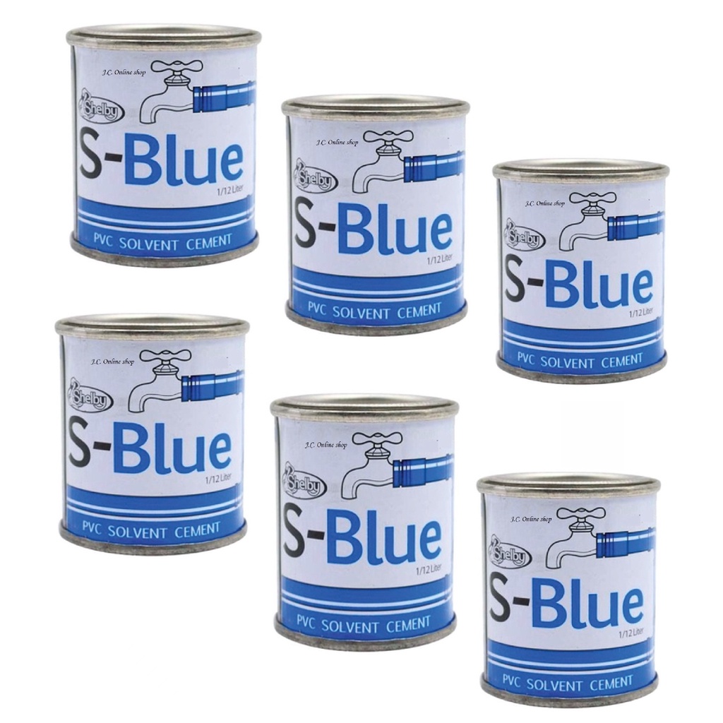 ( SET OF 6 ) S-Blue PVC Solvent Cement | Shopee Philippines