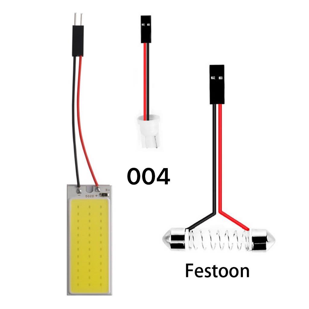 3in1 White 48 SMD COB LED 4W 12V Car Interior Panel Light Dome Lamp ...