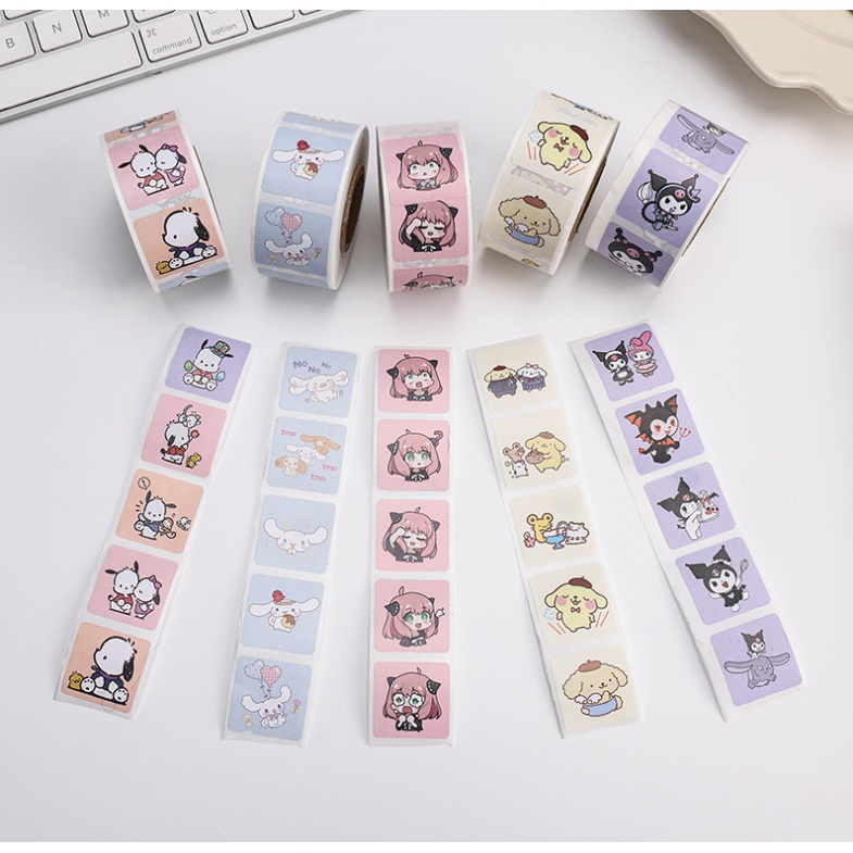 Cartoon Sticker Sanliou Sticker Kuromi Pacha Dog Anime Sticker Cute ...