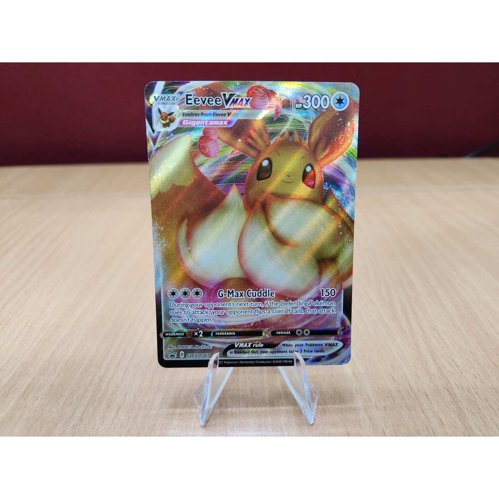 Eevee Vmax - SWSH087 - Ultra Rare Sword and Shield - Pokemon Card Singles | Shopee Philippines
