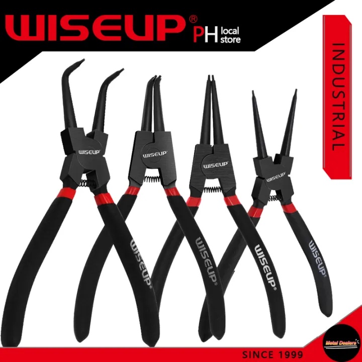 Snap Ring C Lock Remover Tools Circlip Pliers Set ( 7" ) Internal ...