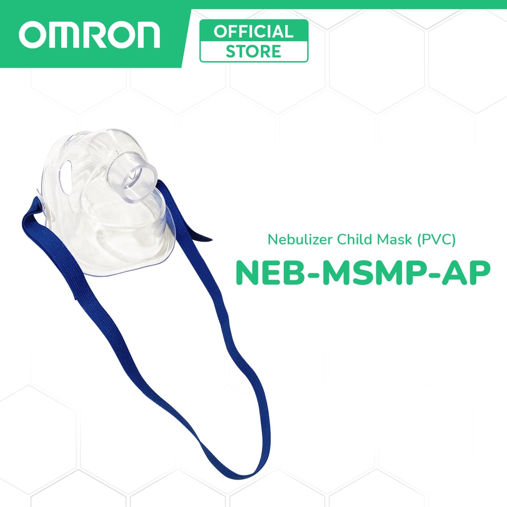 Omron Neb-Msmp-Ap Child Mask Pvc For Compressor And Mesh Nebulizer ...