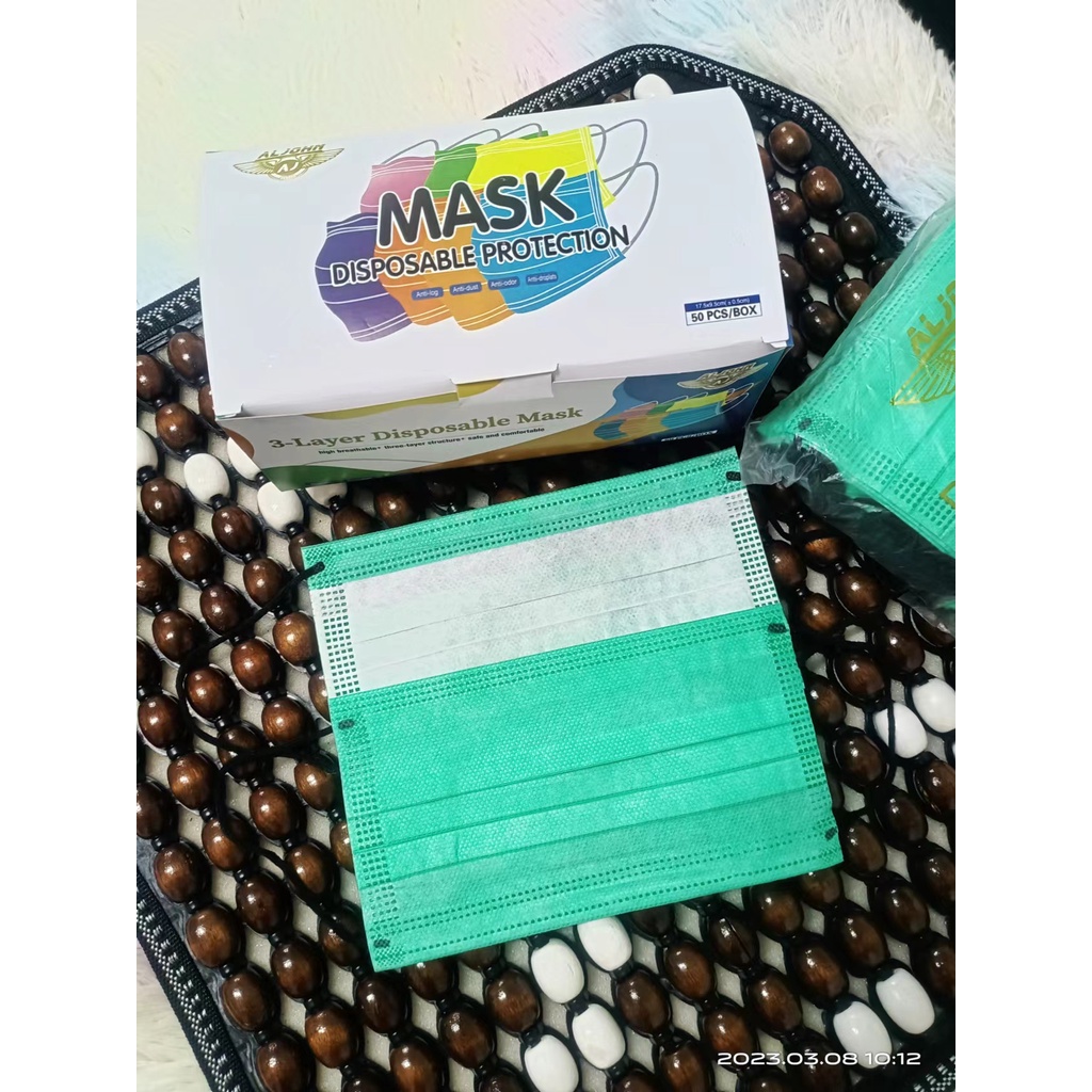 3-ply 50pcs/box disposable facemasks | Shopee Philippines