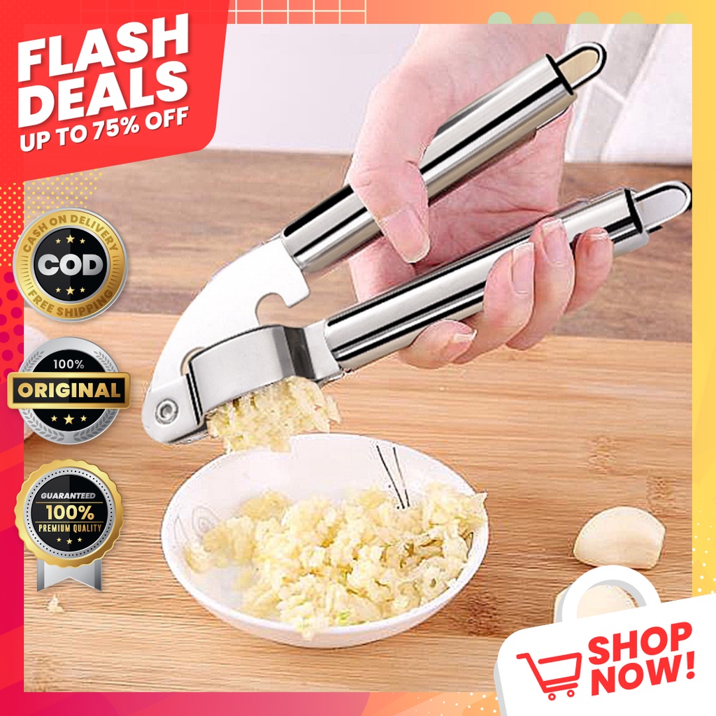 Handy Man Original Chef's Classics Basics Stainless Steel Garlic Press ...