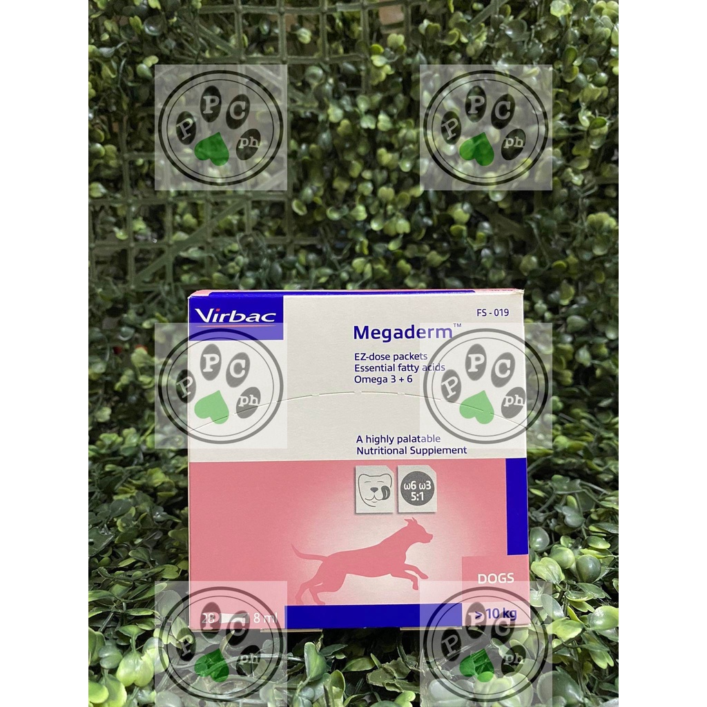Megaderm By Virbac for Dogs and Cats More Than 10kg (8ml Per Box ...