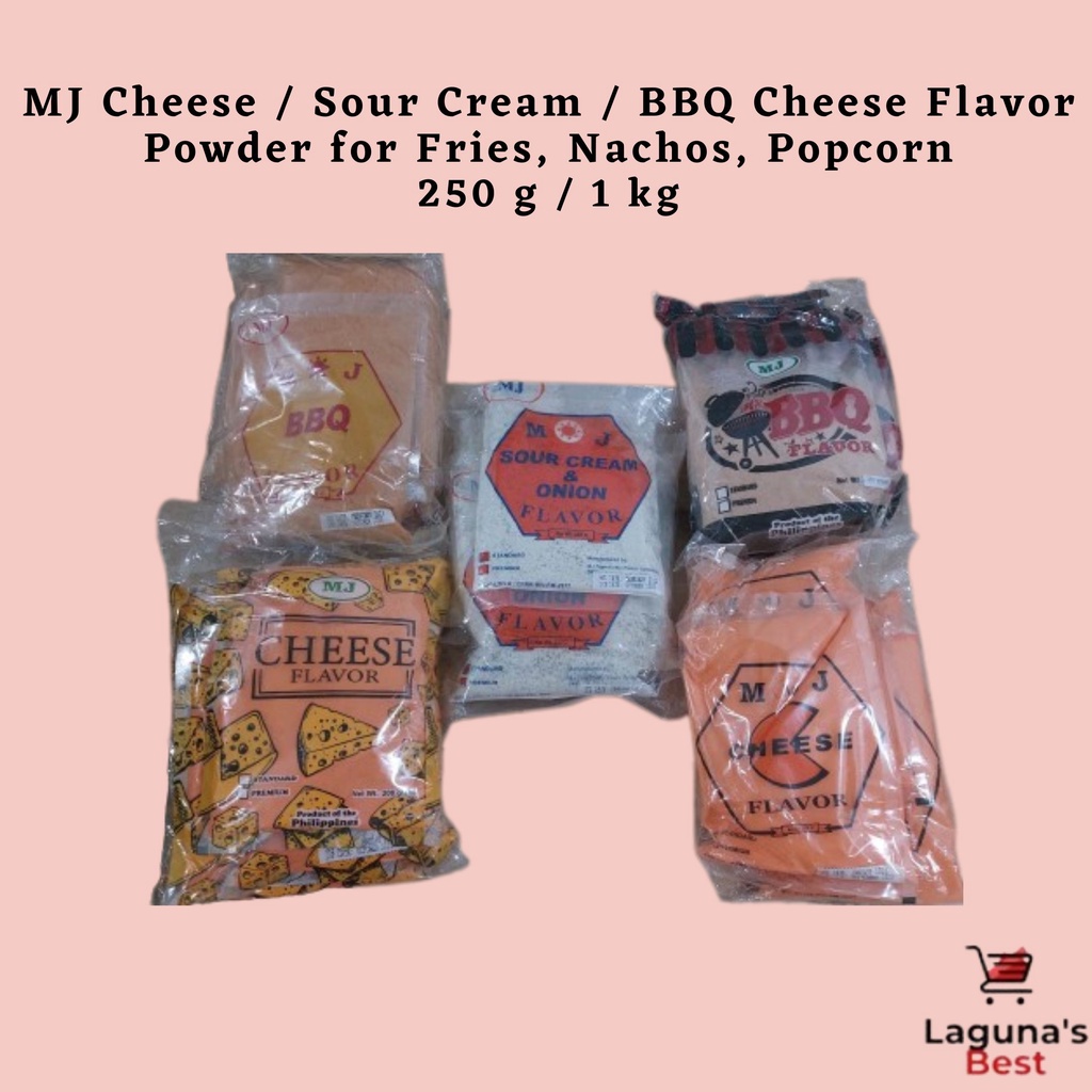 MJ Cheese / Sour Cream / BBQ Cheese Flavor Powder for Fries, Nachos ...