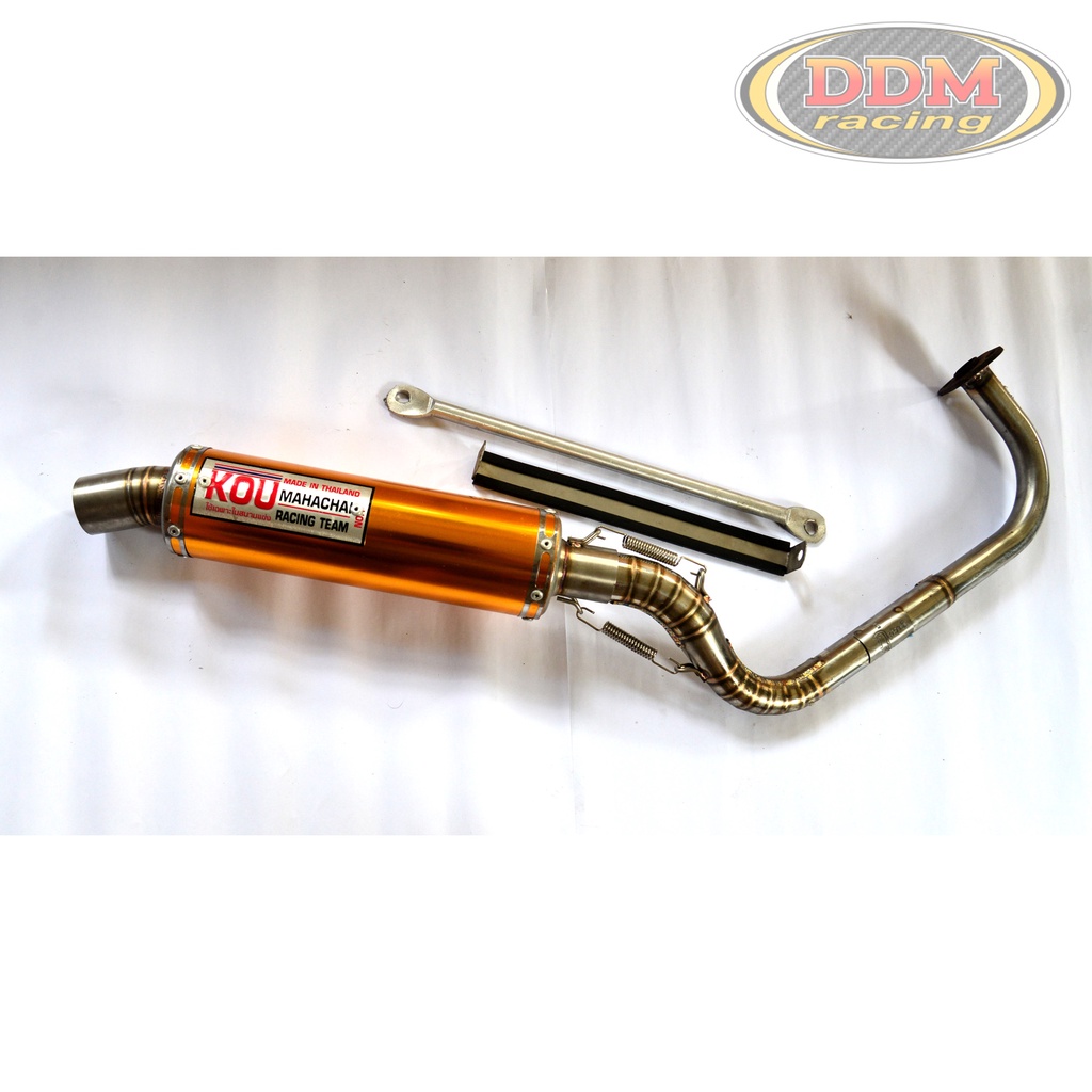 KOU Racing Pipe for Honda Beat tube type. 35mm Black Elbow. Standard ...