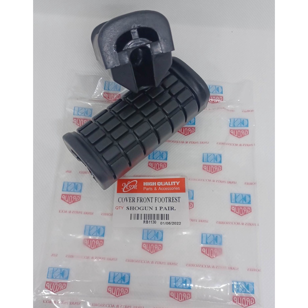 SHOGUN/ CRYSTAL/ SMASH/ RAIDER FRONT RUBBER FOOTREST NSM THAILAND MADE ...