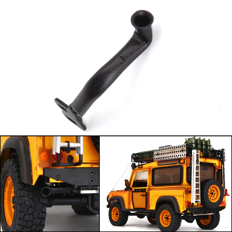 Metal Exhaust Pipe Accessories for 1/10 RC Crawler Car Traxxas TRX4 ...