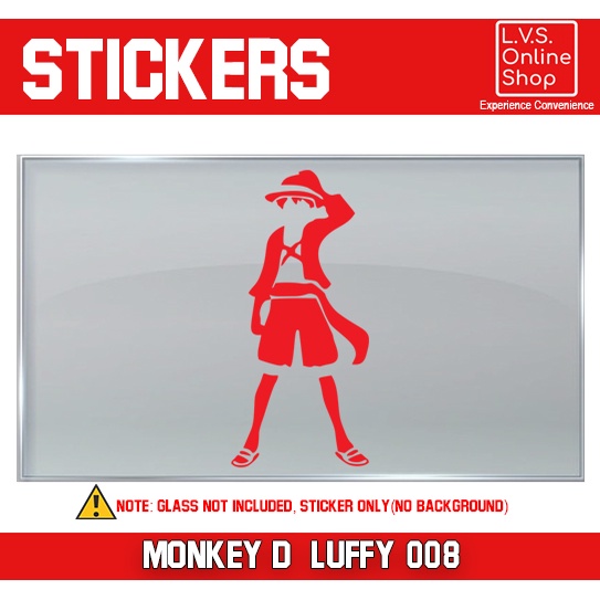 Monkey D. Luffy 008 - For Laptop Motorcycle Motor Car Anime Vinyl ...