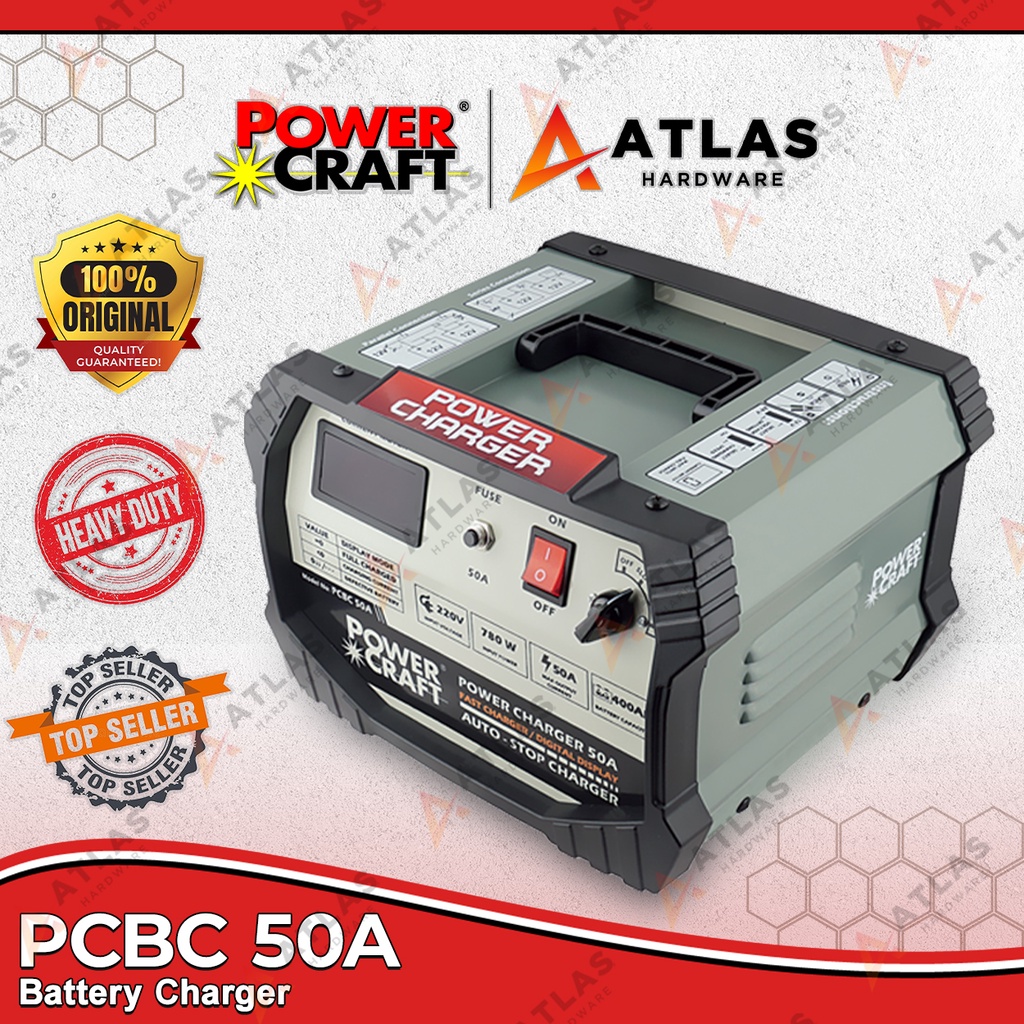 PowerCraft Battery Charger 50A PCBC 50 | Shopee Philippines