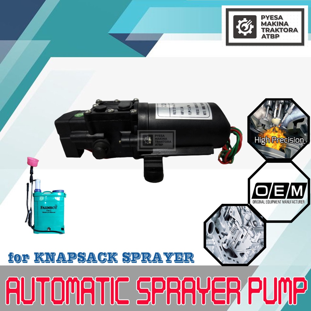 Maxpro Auto Pump Assy Automatic Sprayer Pump for Knapsack Sprayer 2 in ...