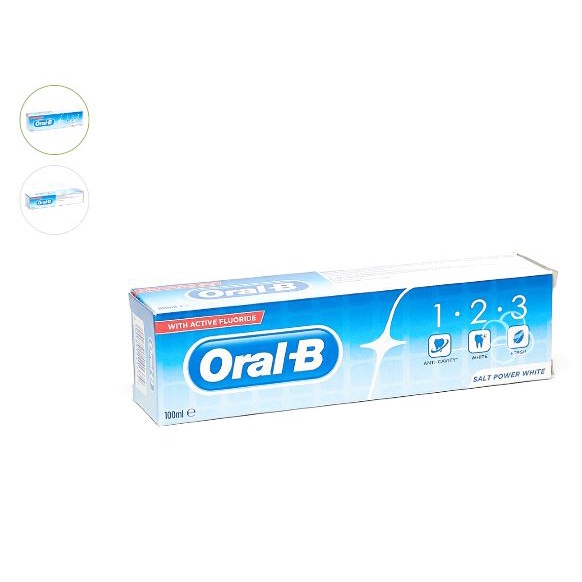 Oral-B 123 Salt Power White Toothpaste 100mL | Shopee Philippines