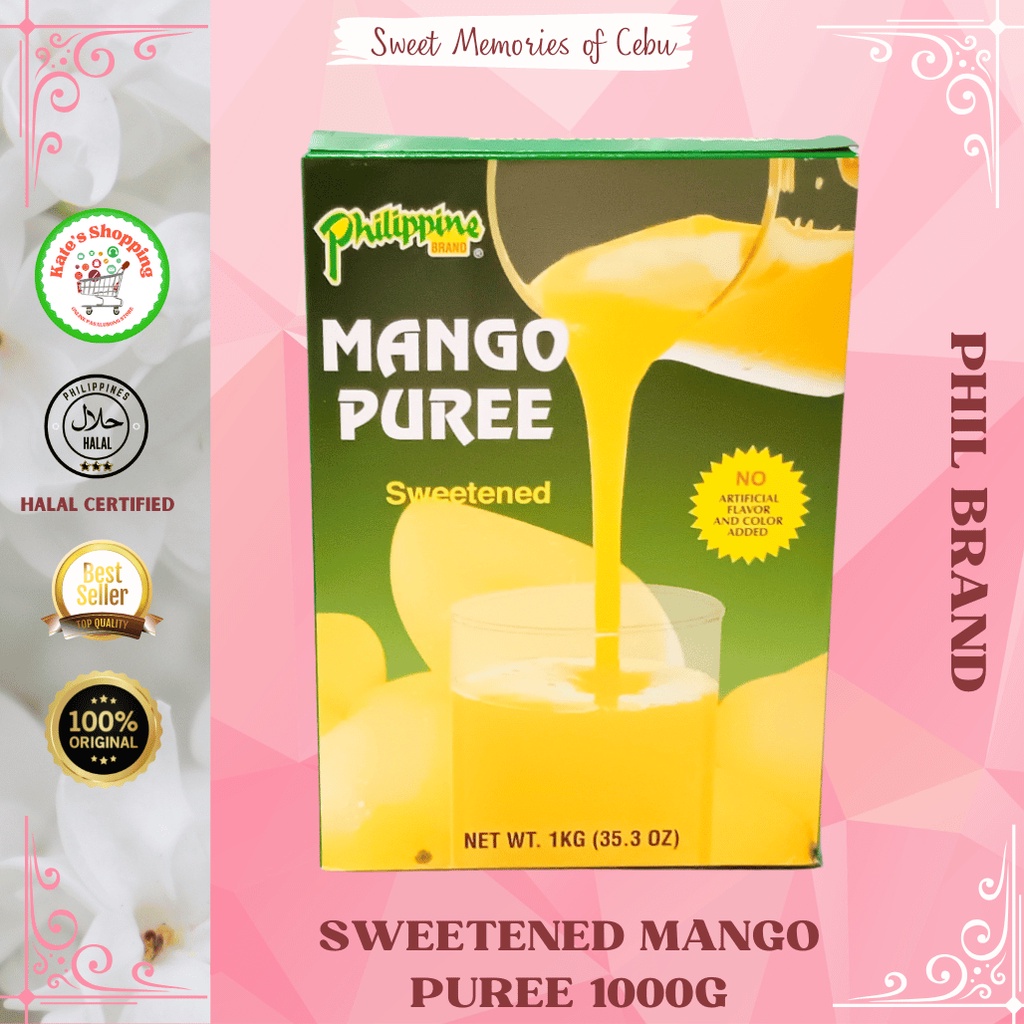 Sweetened Mango Puree 1kg (Phil Brand) | Shopee Philippines