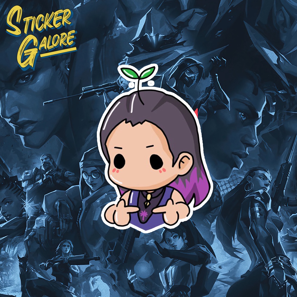 REYNA VALORANT SPRAY STICKERS (WATERPROOF AND SCRATCH PROOF, VINYL ...