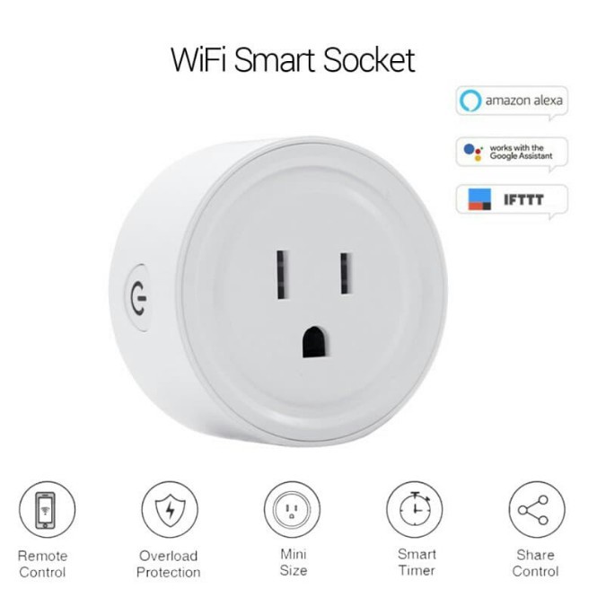 WiFi Smart Socket Original Wifi Smart Plug with Timer and Voice Control ...