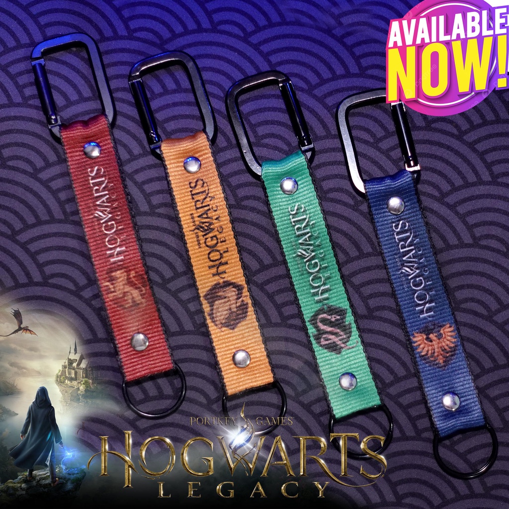 Hogwarts Legacy Houses Keychain Carabiner key holder with Logo ...
