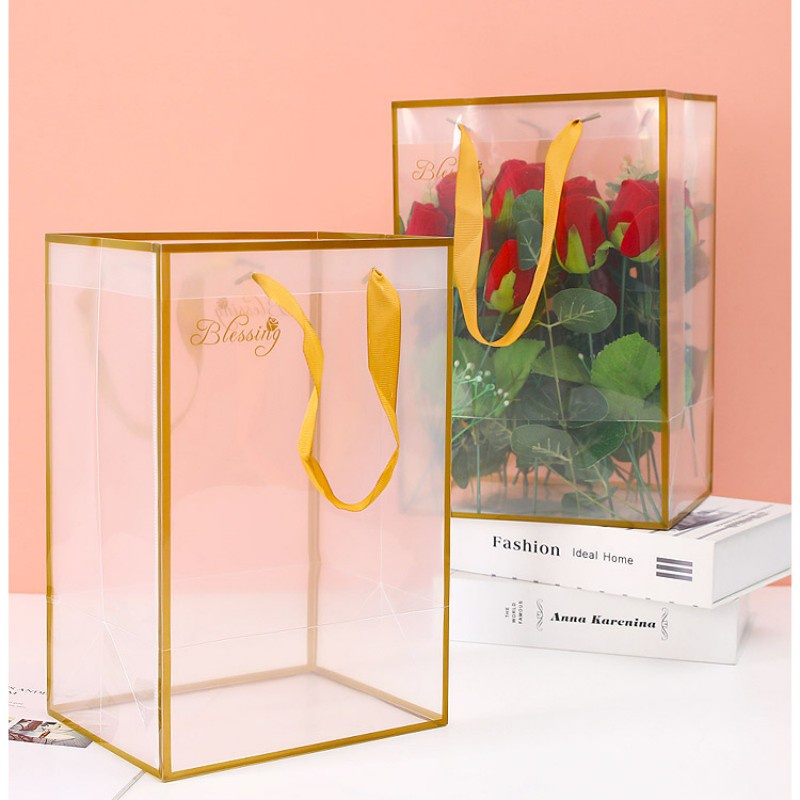 Clear Bag korean Transparent Bag Loot Bags Packaging Clear Plastic Bag ...