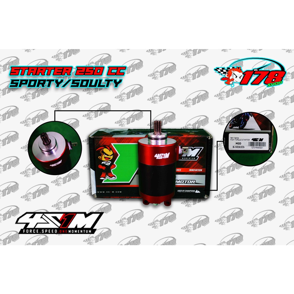 4S1M starter mio sporty/soulty high torque open cc | Shopee Philippines