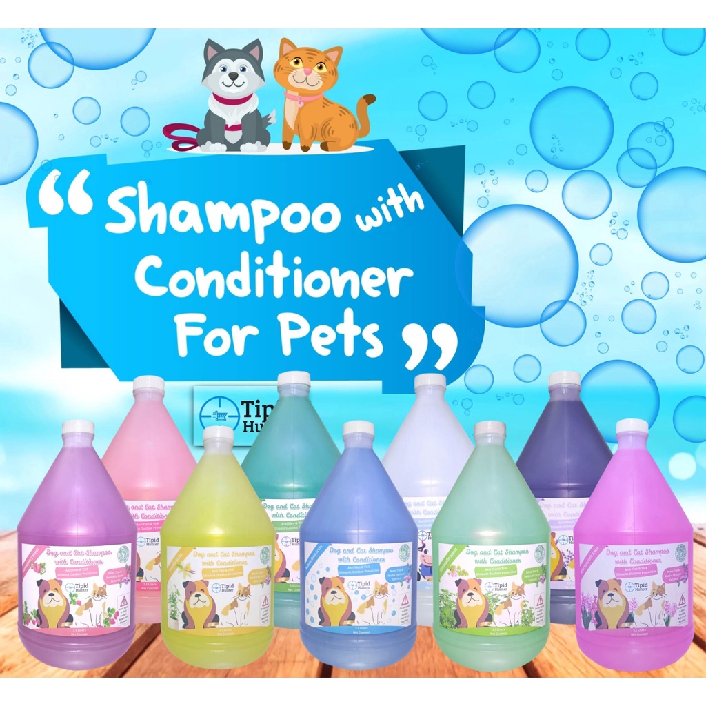 Dog & Cat Shampoo with Madre De Cacao & Neem Tree Extracts 3.5 Liters ...