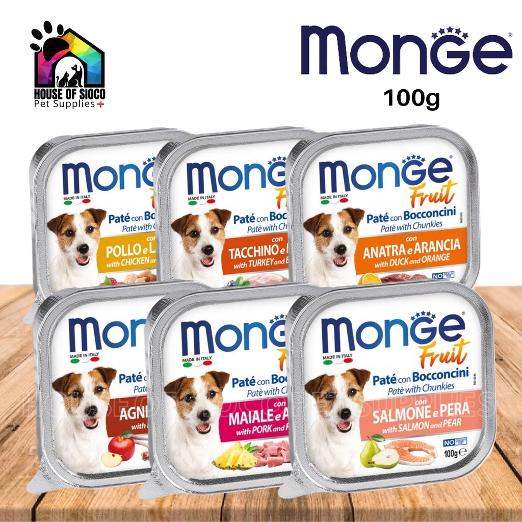Monge Fruit Wet Dog Food 100g | Shopee Philippines
