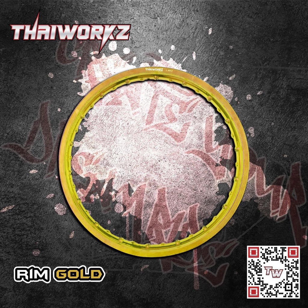 Thaiworkz Rim Pair (2pcs) Made in Thailand (930 GRAMS) 1.20x17/ 1.40x17 ...