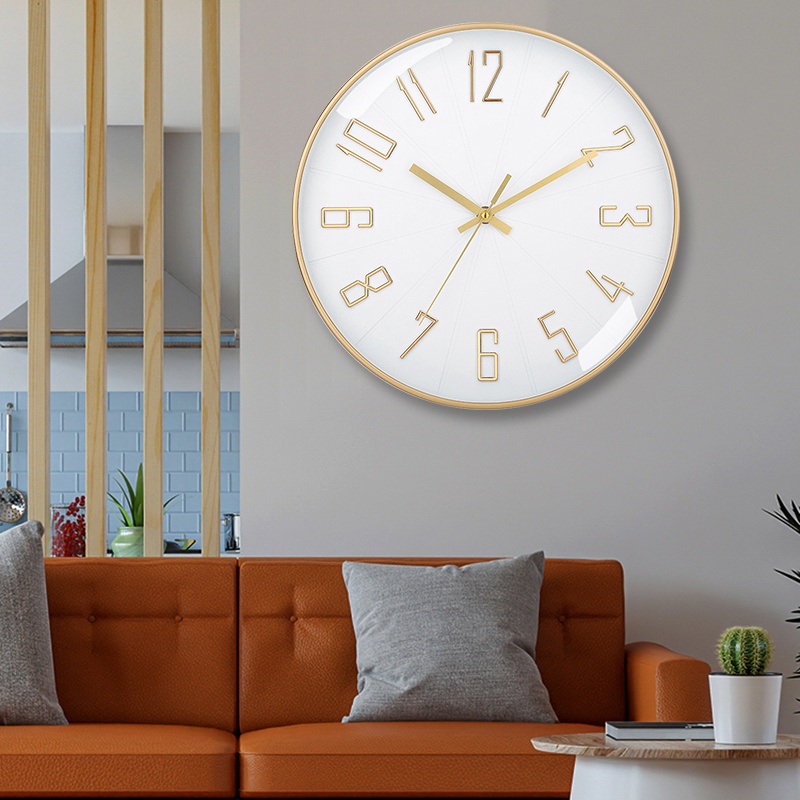 SENSI PIC#12 inch wall clock living room round clock wall decoration ...