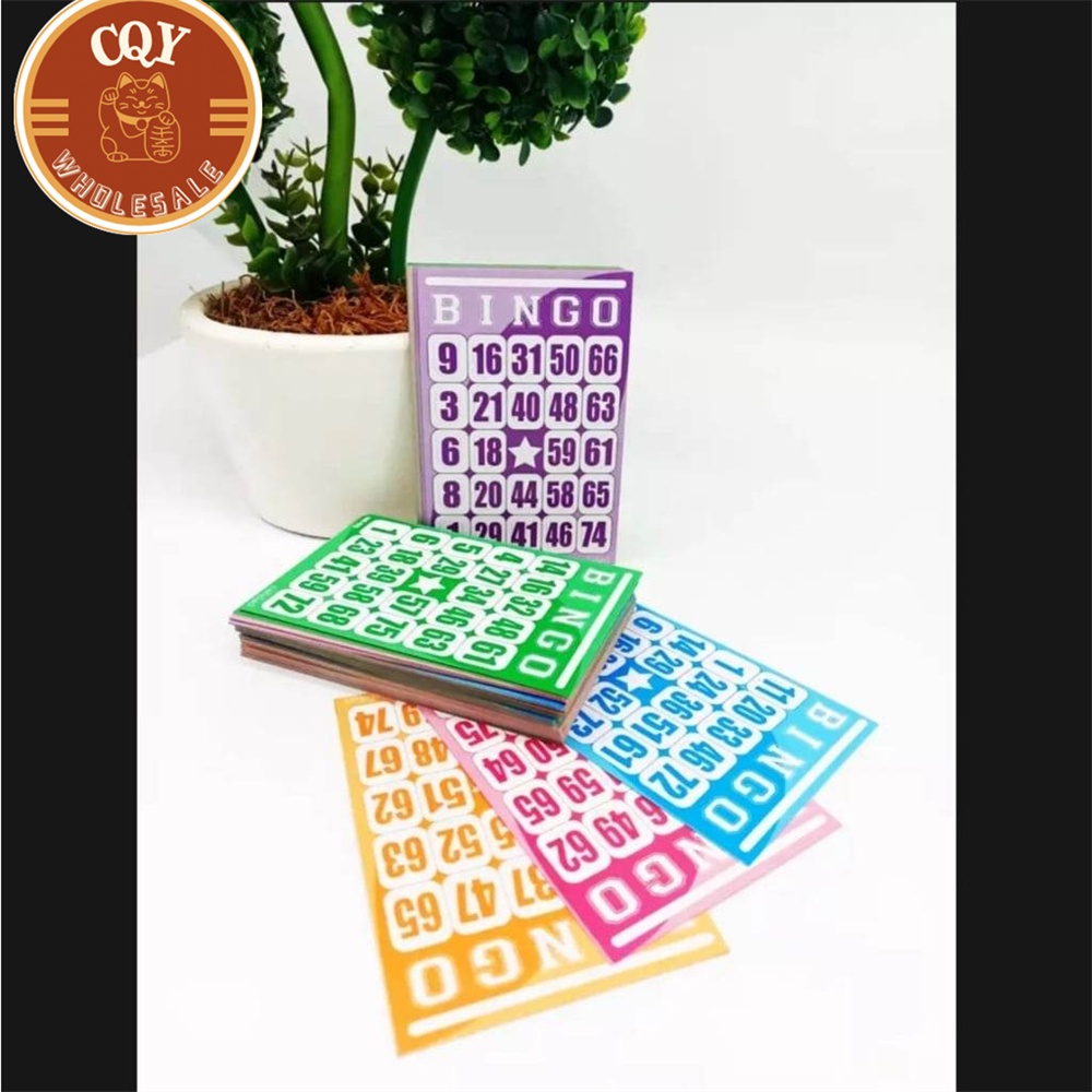Bingo Card 100pcs per pack | Shopee Philippines