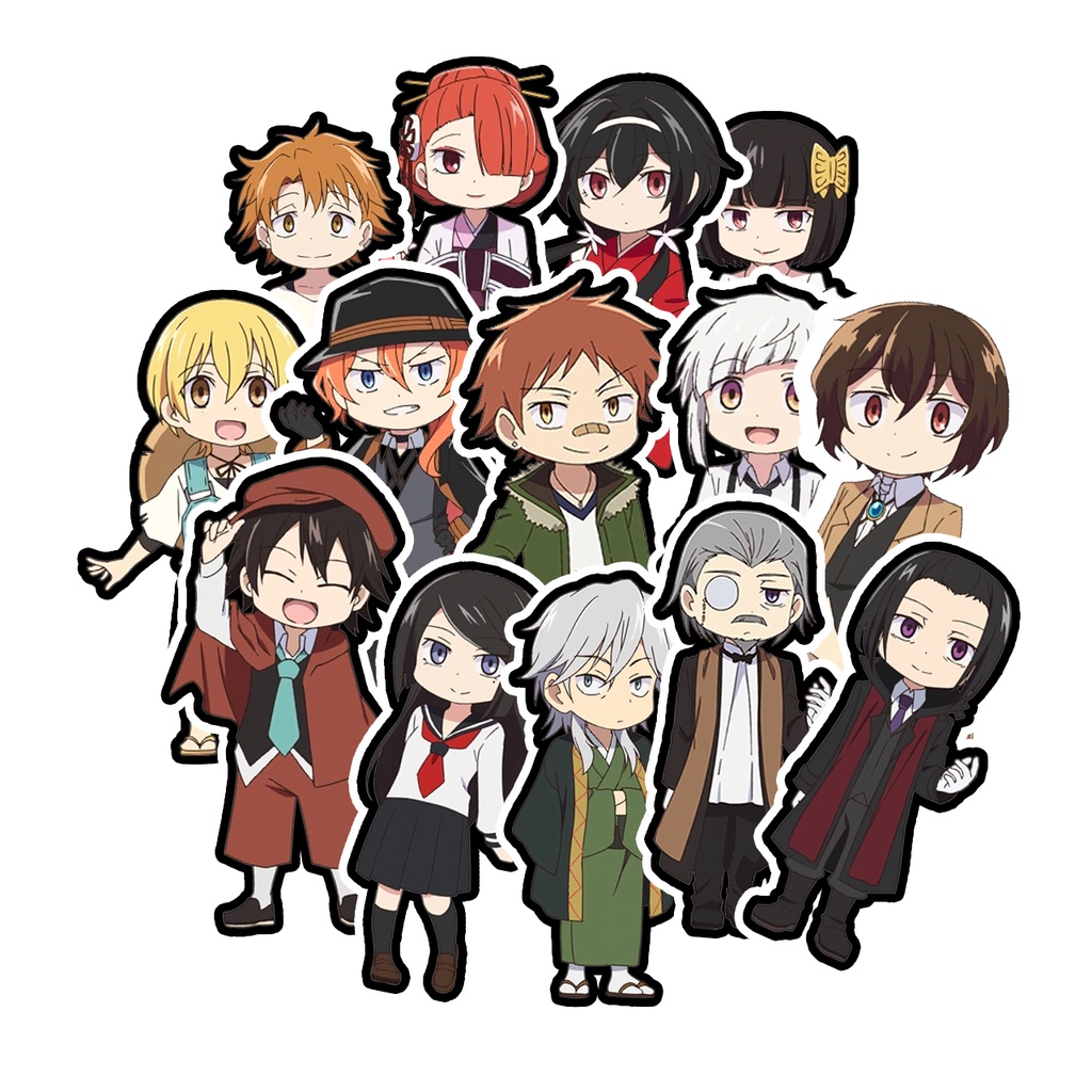 Bungo Stray Dogs Wan Anime Sticker Pack (19pcs) | Shopee Philippines