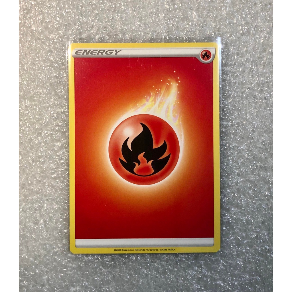 Pokémon Card Fire Energy 2020 | Shopee Philippines