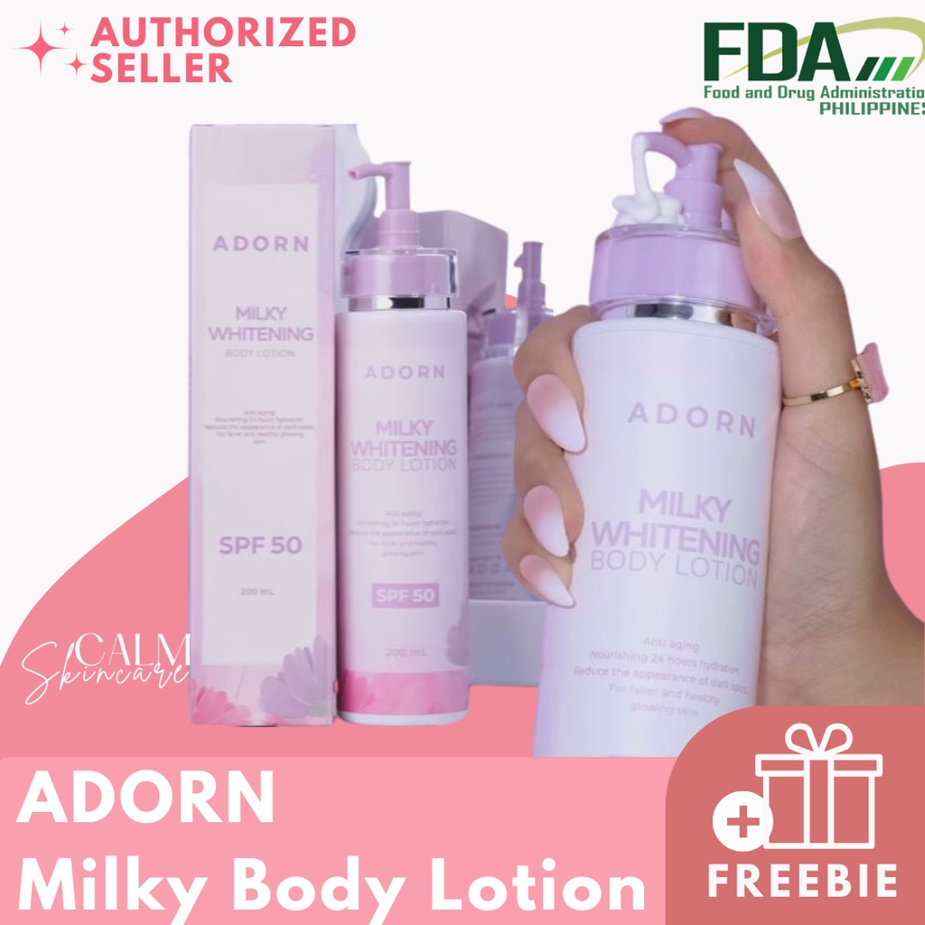 ADORN LOTION ADORN MILKY WHITENING BODY LOTION SPF50 200ML Camille ...
