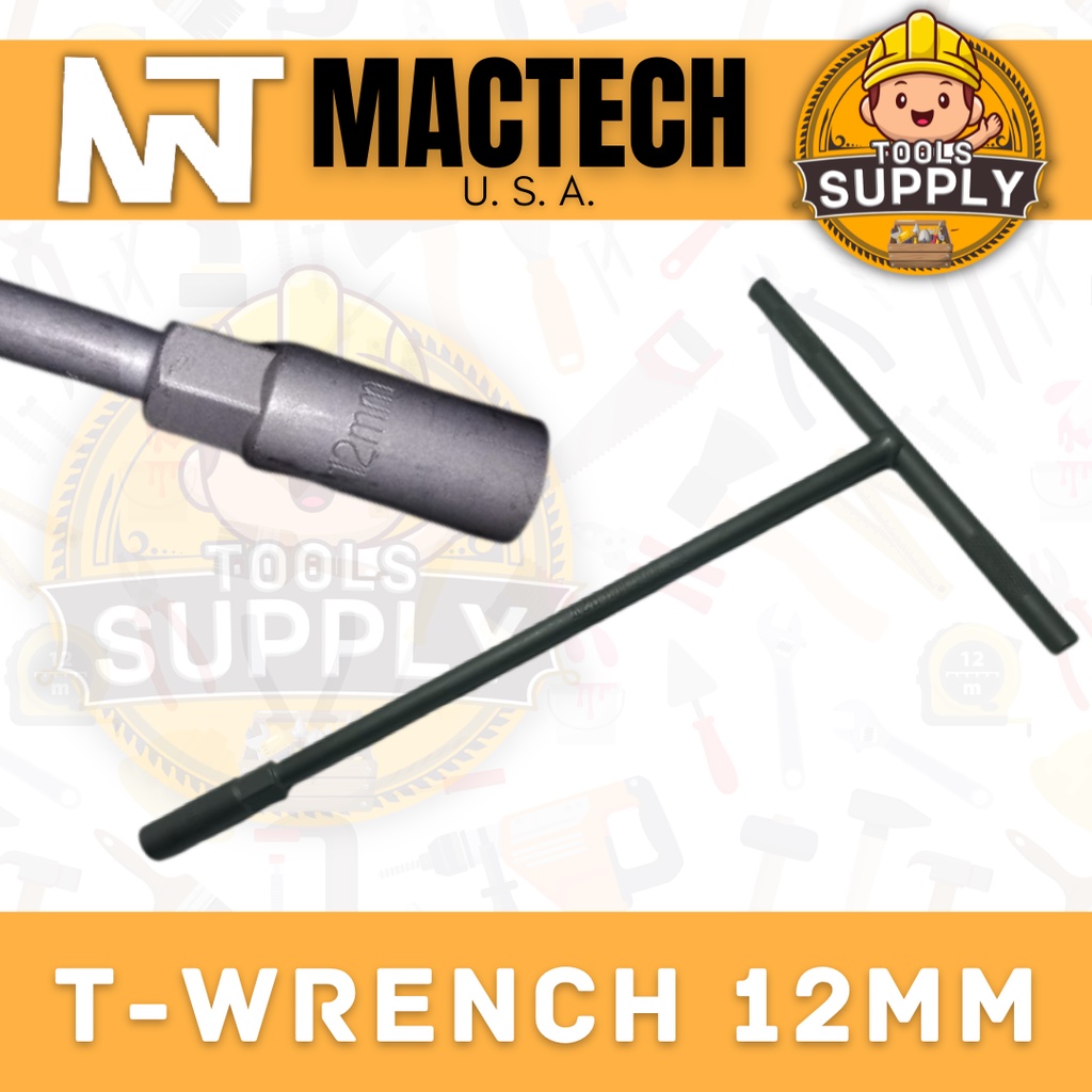 T.S Mactech T Wrench 12mm For Motorcyle Repair Tool High Quality Chrome ...