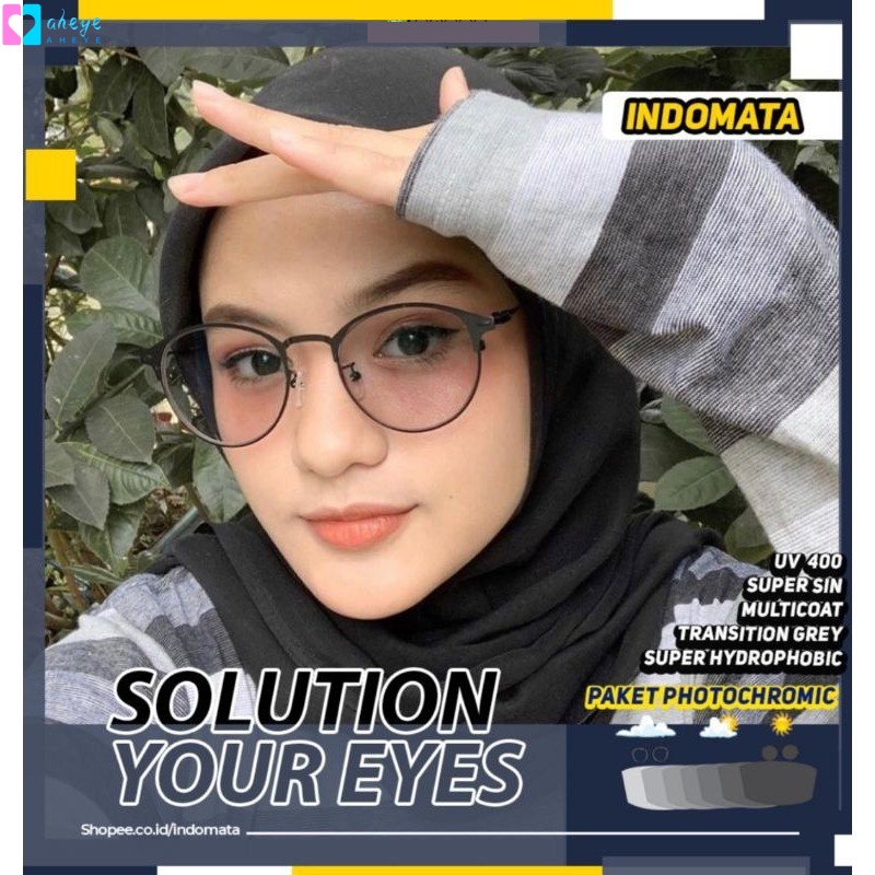Fashion 2in1 Photochromic Glasses Anti Radiation Eyeglasses For Men Women Shopee Philippines