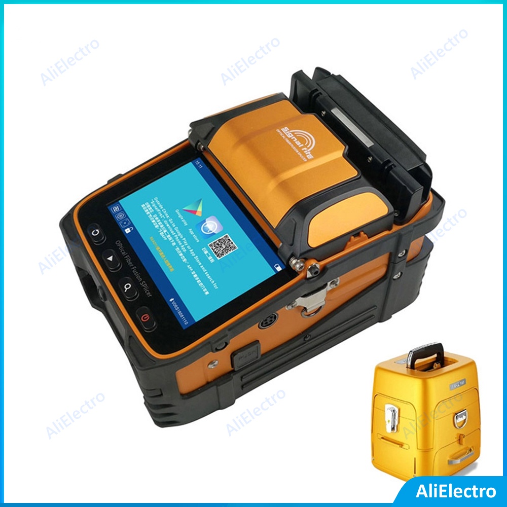 AI-9 Optical Fiber Fusion Splicer Signal Multi-language Fire Fiber ...