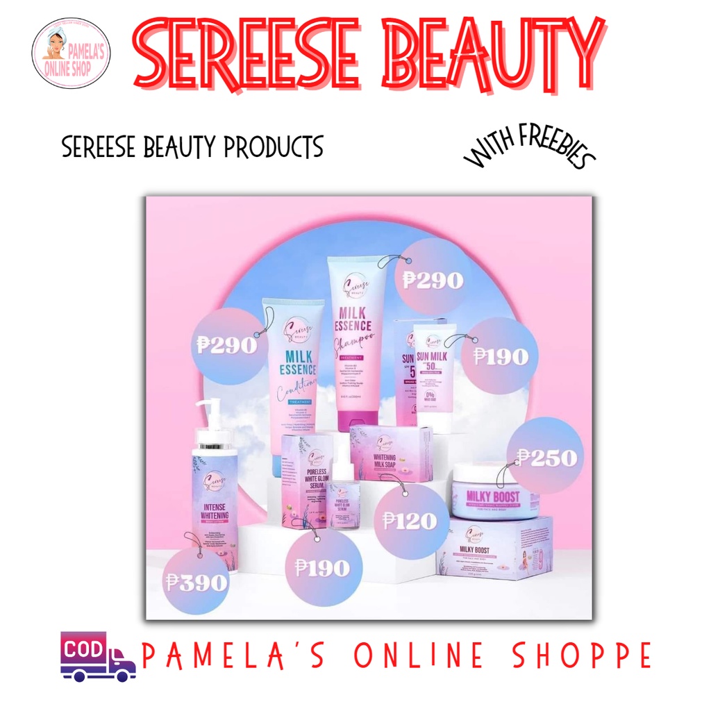 Sereese Beauty Milky Boost, Poreless Glow Serum, Lotion , Sunmilk ...