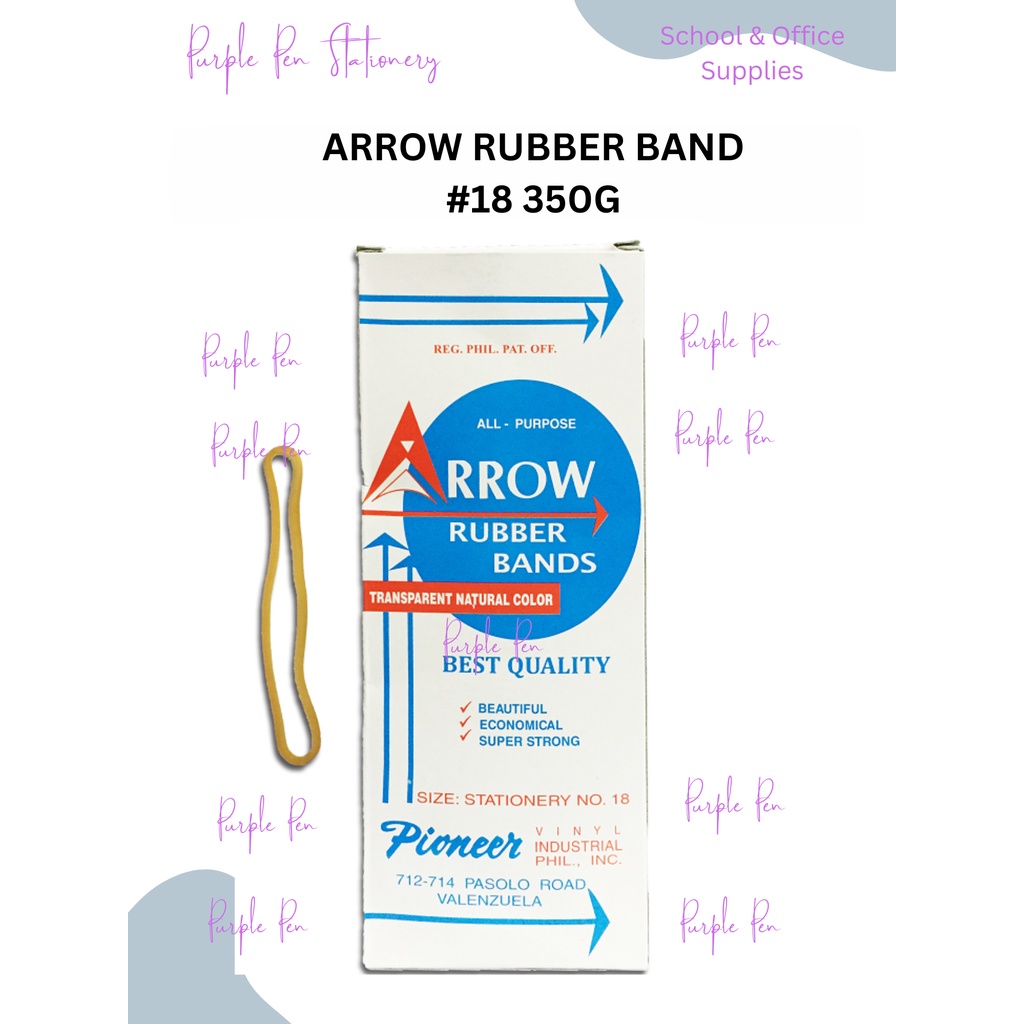 ARROW Rubber Band 350g #18 1BOX | Shopee Philippines