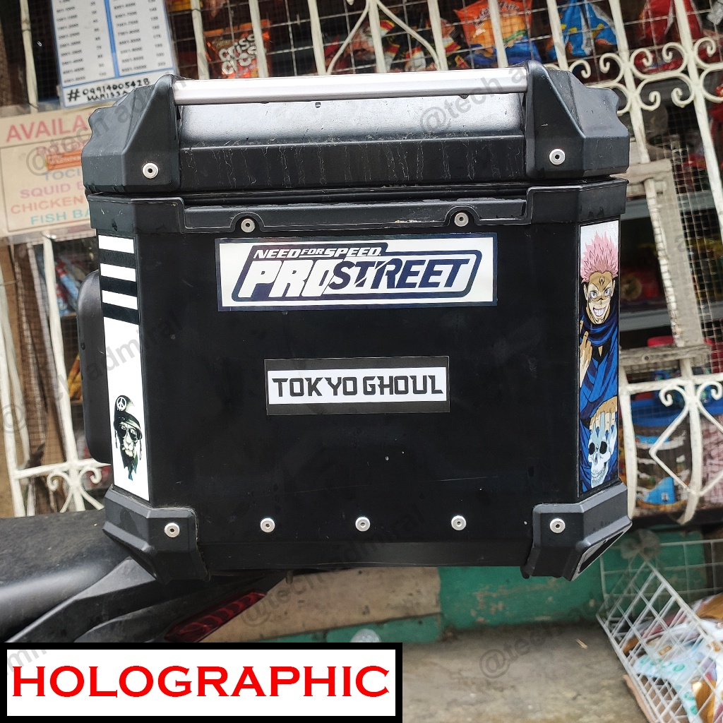 Top Box Sticker Waterproof Need for Speed White Lock (HOLOGRAPHIC ...