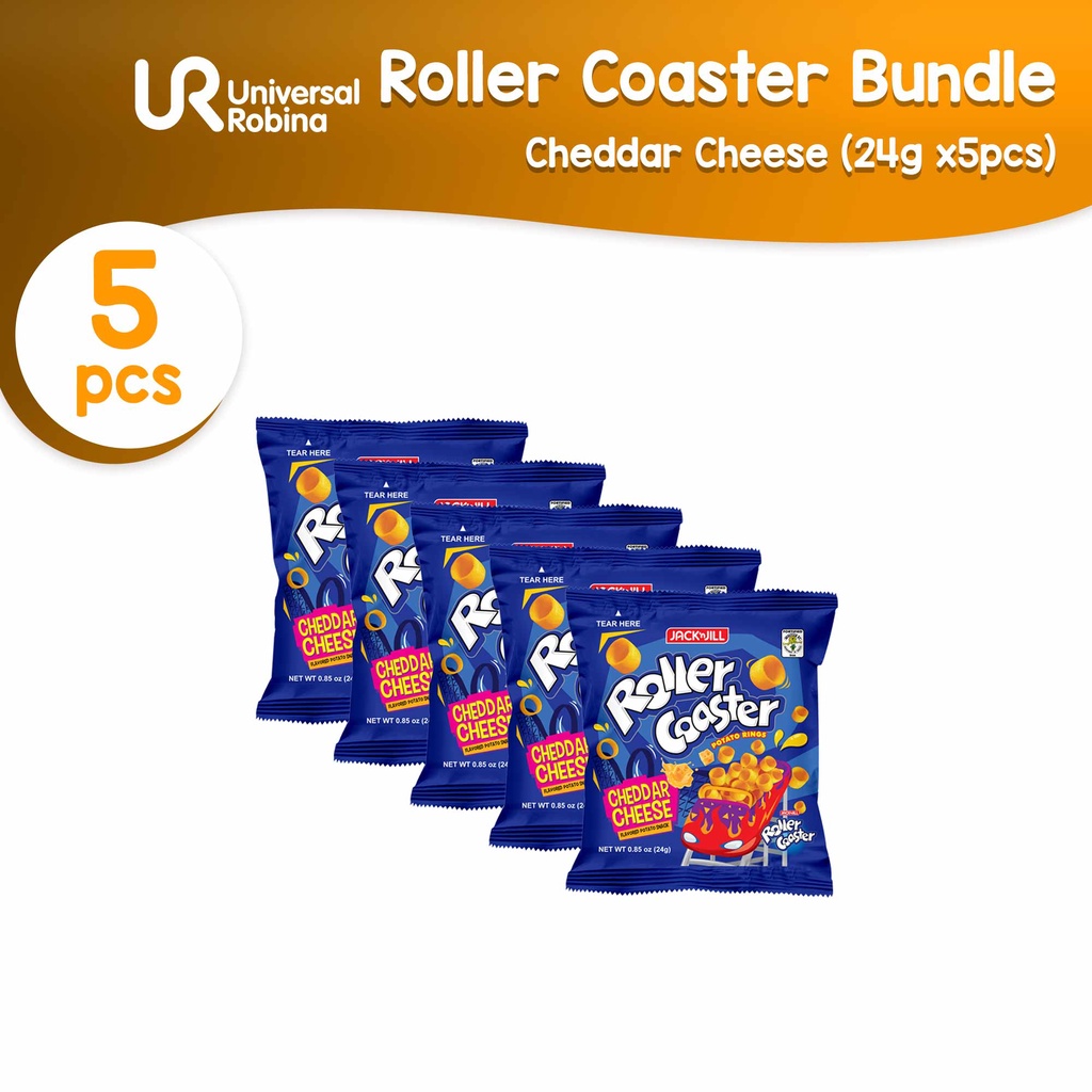 5 x Roller Coaster Cheddar Solo Size (24g) | Shopee Philippines