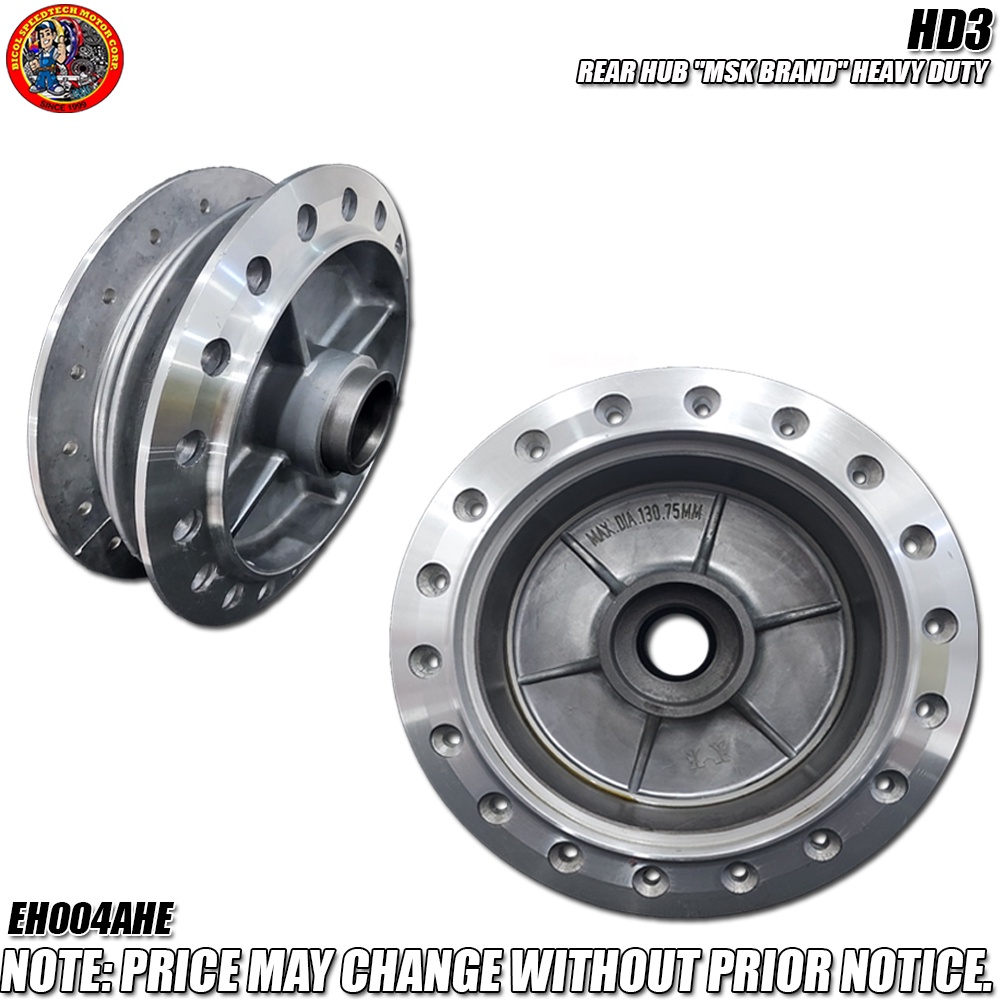 HD3 REAR HUB "MSK BRAND" HEAVY DUTY (EH004AHE) | Shopee Philippines