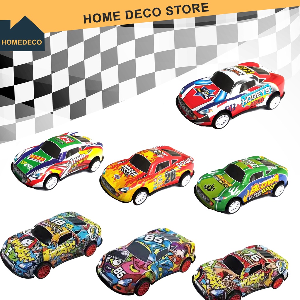 Home Deco Toy Car Alloy Car Model Pull-Back Iron Shell Simulation ...