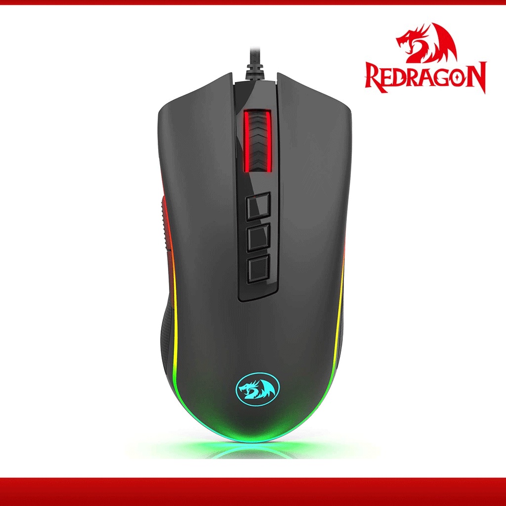 Redragon Cobra RGB Wired Gaming Mouse Black (M711-2) | Shopee Philippines