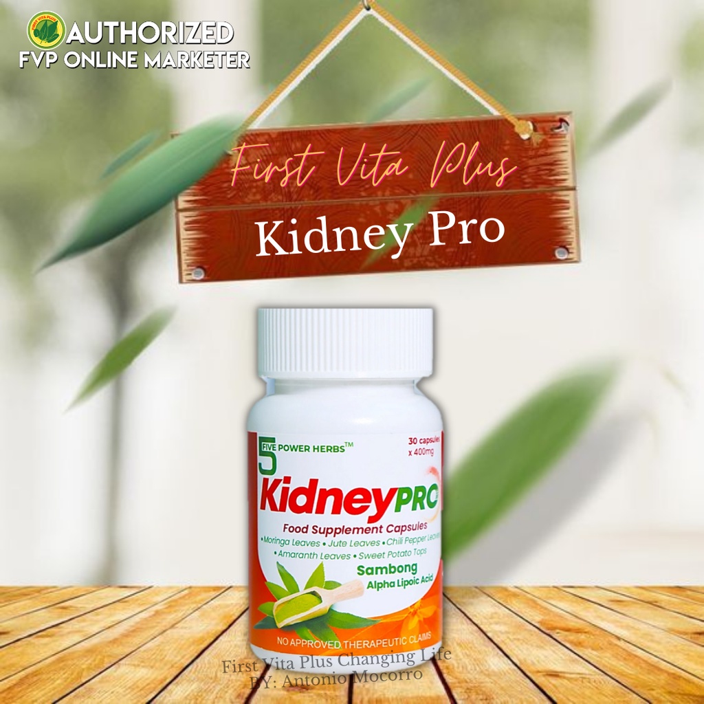 First Vita Plus Food Supplement Capsule: KIDNEYPRO | Shopee Philippines