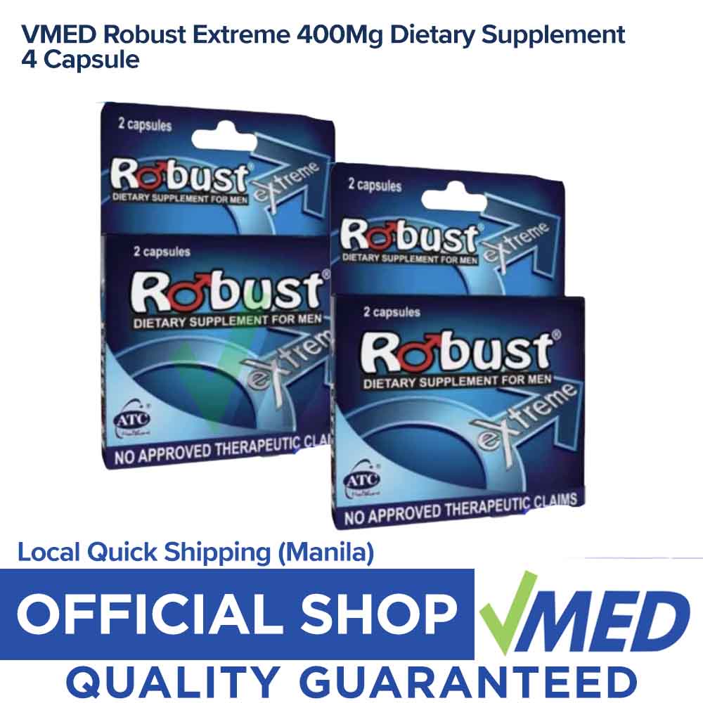VMED ATC Robust Extreme 400Mg 4 Capsule | Shopee Philippines