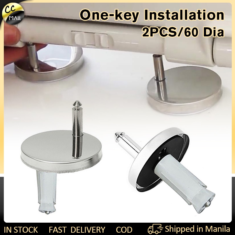 2Pcs 60mm Dia Toilet Lid Screw Toilet Seat Screw Fixing Expansion Screw ...