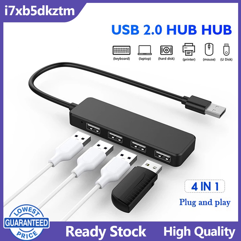 USB HUB High Speed 4 Ports USB 2.0 Hub USB Port Portable OTG Hub USB ...