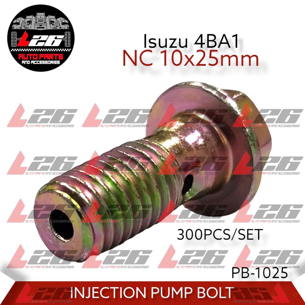 Isuzu 4BA1 INJECTION PUMP BOLT NC 10x25mm PB-1025 | Shopee Philippines