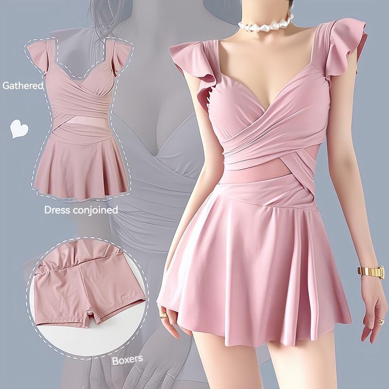 2023 Summer new swimwear swimsuit Korean conservative ins fashion cute ...